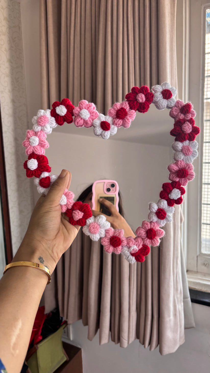 Crochet mirror – PhoolDhaage